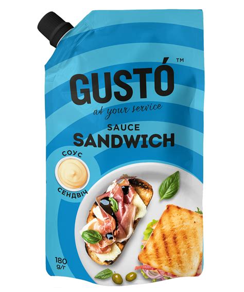 Соус 180 г Gusto Сендвич-соус д/пак купити в Києві та Україні за ціною ...