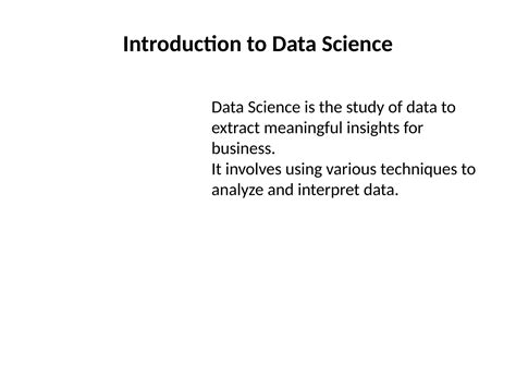 Data Science Fundamentals Revised Part1 Pptx