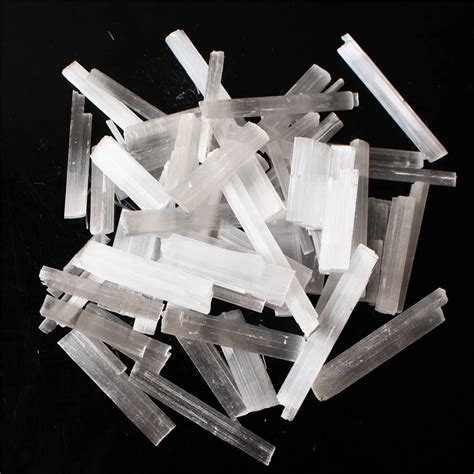 30 г 60 г 100 г натуральный белый селенит необработанный гравий минеральный с лечебным действием