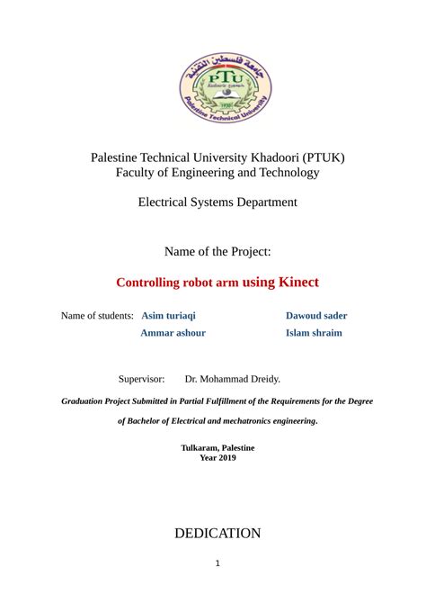 pdf robot arm project
