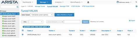 vxlan tunnel vxlan