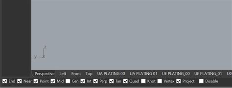 bug docked osnap toolbar not appearing serengeti rhino wip