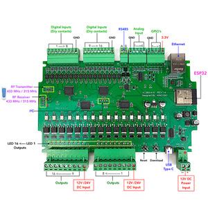 Jual Selamat Datang A ESP ESPHome Program Development Board Home Assistant Tasmota DIY