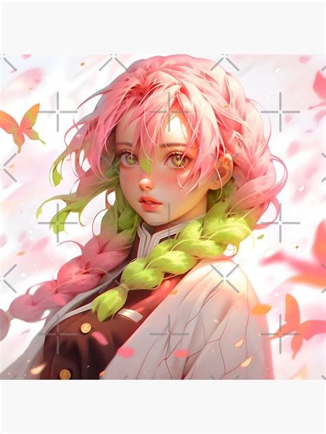 Mitsuri DS Cute Anime Girl Sticker For Sale By DGitaldreamgirl Redbubble