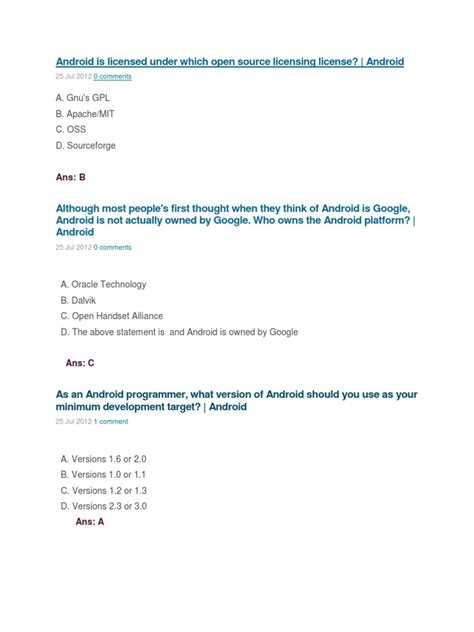 android is licensed under which open source licensing license pdf