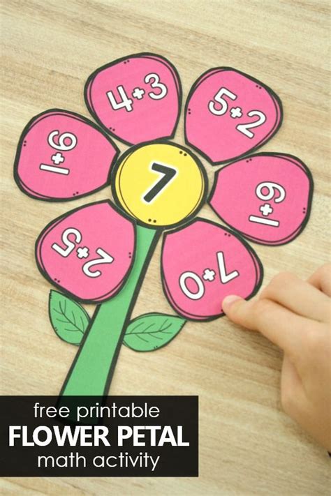 Flower Petal Addition Activity Fantastic Fun And Learning
