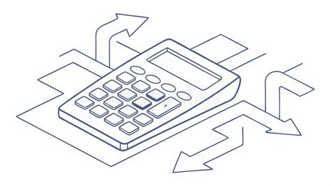 Isometric Calculator Icon Financial Calculation Tool Vector Design Generative Ai Stock Vector