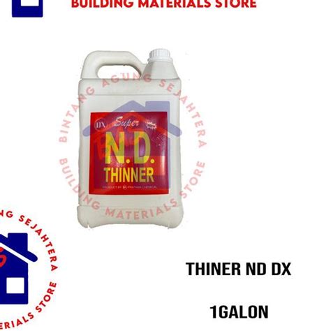 Jual Thiner Thinner Tiner Nd Super High Gloss Dx 4 Liter Galon