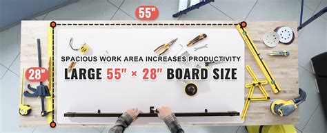 Vevor Table Top 55 X 28 X 1 2205 Lbs Load Capacity Universal One