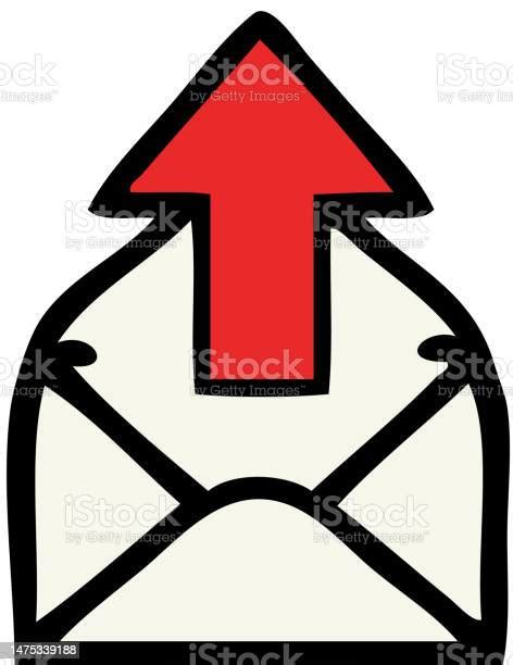 Cute Cartoon Of A Email Sign Stock Illustration Download Image Now