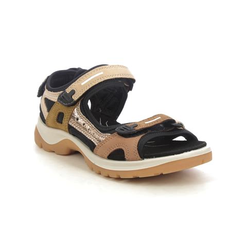 Ecco Offroad Lady Camel Womens Walking Sandals 069563 52043