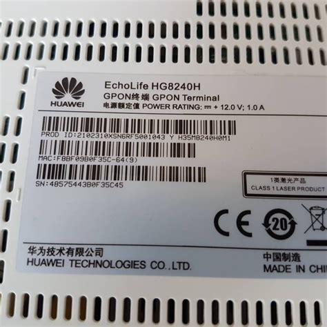 Huawei Echolife HG8240H GPON ONT Computers Tech Parts Accessories Networking On Carousell