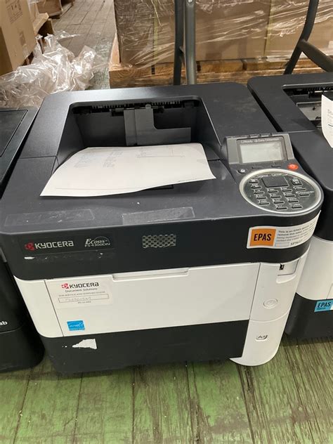 Printer Kyocera Ecosys Fs 4300dn No Power Cable Powers On