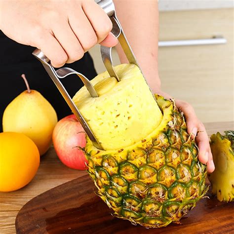 Stainless Steel Pineapple Peeler Slicer Ananas Mea Grandado