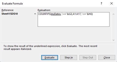 Excel Using Countifs With Dates In Named Ranges As Criteria And