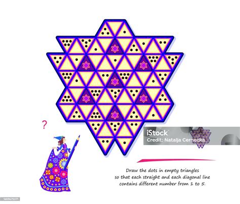logic sudoku puzzle game for smartest draw the dots in empty triangles