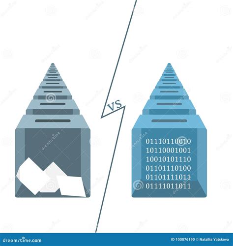 Blockchain Online Voting Concept Stock Vector Illustration Of Concept Citizen 100076190