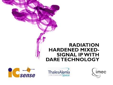 Pdf Radiation Hardened Mixed Signal Ip With Dare …t Amicsa 2012 Pdf S3