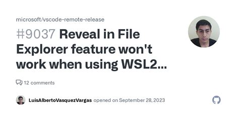 Reveal In File Explorer Feature Wont Work When Using Wsl2 Remote