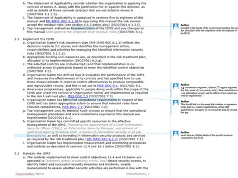Iso 27001 Policy Templates Iso 27001 Iso27001 Isms Documentation Toolkit Williamson