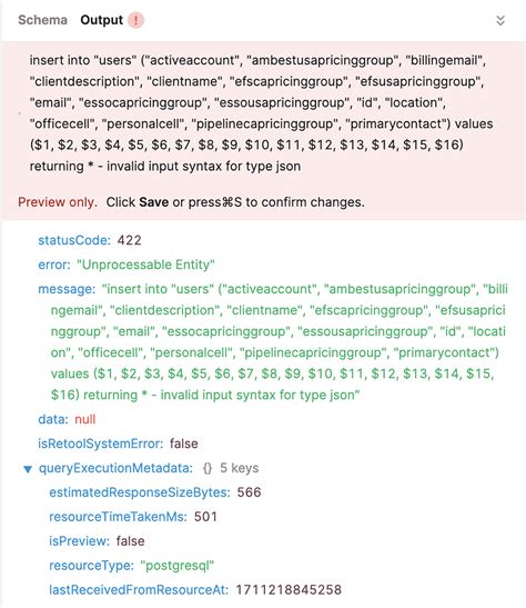Invalid Input Syntax For Type Json With Jsonb Column 💬 Queries And