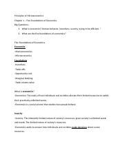 Principles Of Microeconomics Chapter Docx Principles Of Microeconomics Chapter Five