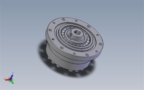 全套谐波减速器bcs 17 Xxx U Ii系列 Solidworks 2013 模型图纸下载 懒石网