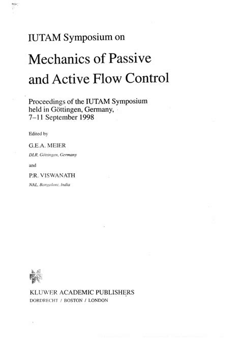 Pdf Transition Control Of Supersonic Boundary Layer On Flat Plate