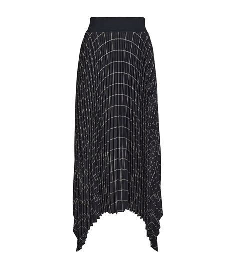 Womens Joseph Multi Pleated Check Ade Skirt Harrods Uk