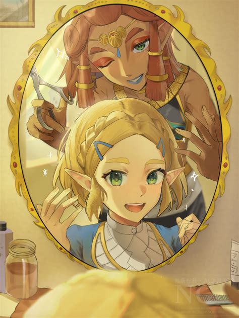 Princess Zelda And Riju The Legend Of Zelda And More Drawn By Mia Ru Danbooru