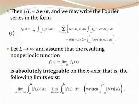 Ppt Engineering Mathematics Class 15 Fourier Series Integrals And Transforms Part 3