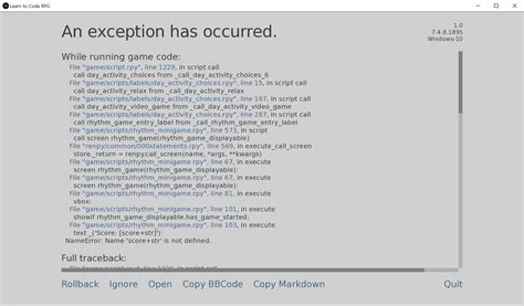 game crashes at rhythm minigame · issue 62 · freecodecamp