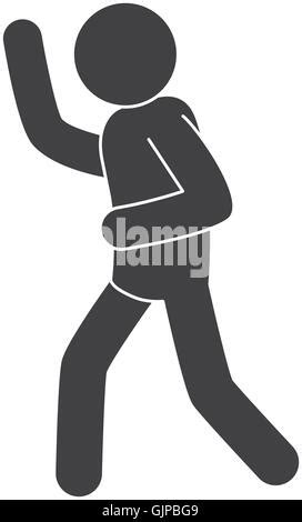 Pictogram Action Move Sport Fitness Icon Vector Graphic Stock Vector Image And Art Alamy