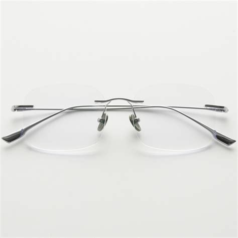 세미콜론 줄리엔 실버 무테 안경 위시버킷