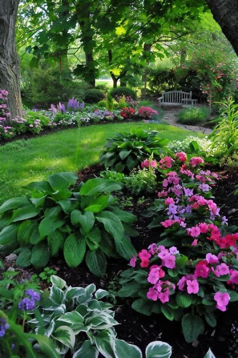 Pin By Dax Lights On Gorgeous Gardens Garden Layout Shade Garden