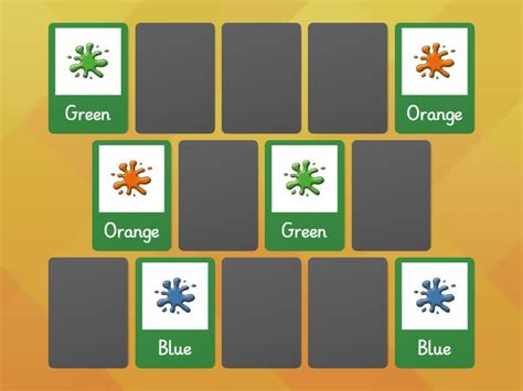 Colours Matching Pairs