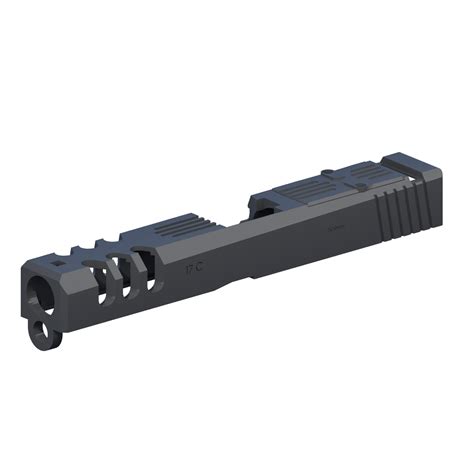 Archivo Stl Airsoft We G17 Gen3 Compensador Mos Slide・modelo Para