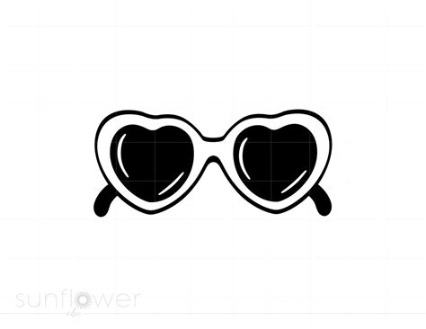 Taylor Swift Heart Sunglasses Svg Download Swiftie Glasses Svg Im