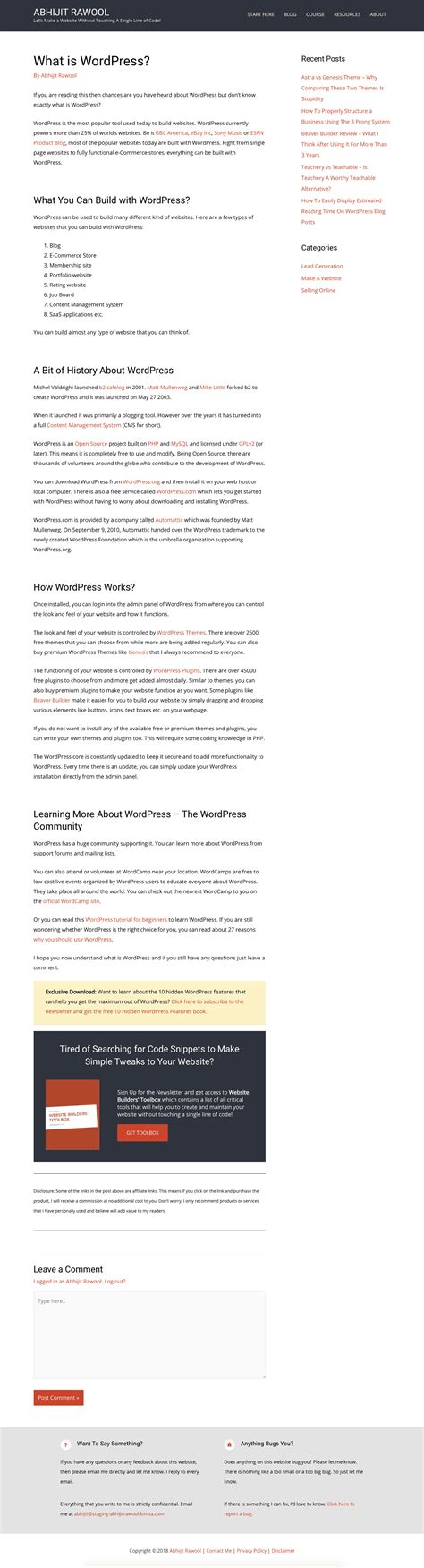 How To Create A Wordpress Single Post Template Without Writing Code