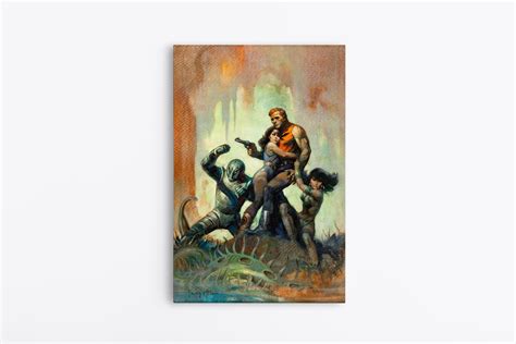 solar invasion mini wrap around canvas art frazetta art museum