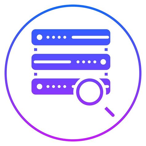 Premium Vector Search Database Vector Illustration