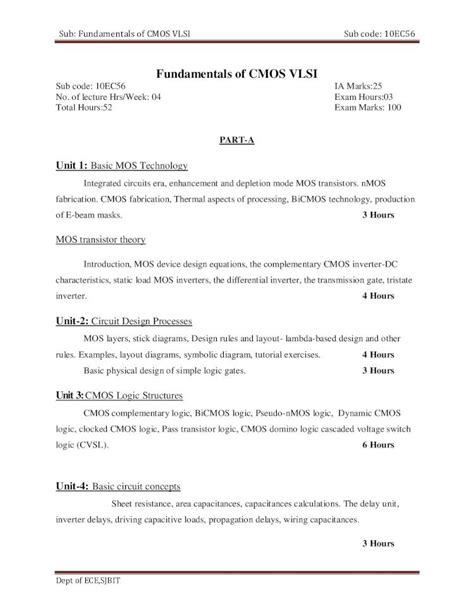 Pdf Ece V Fundamentals Of Cmos Vlsi 10ec56 Notes Dokumentips