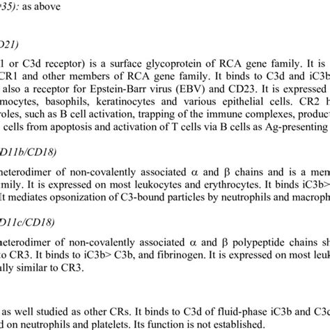 Comparison Of The Classical Alternative And Lectin Pathway Of Download Table