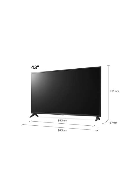 LG 43UP75006LF (2021) LED HDR 4K Ultra HD Smart TV, 43 inch with ...