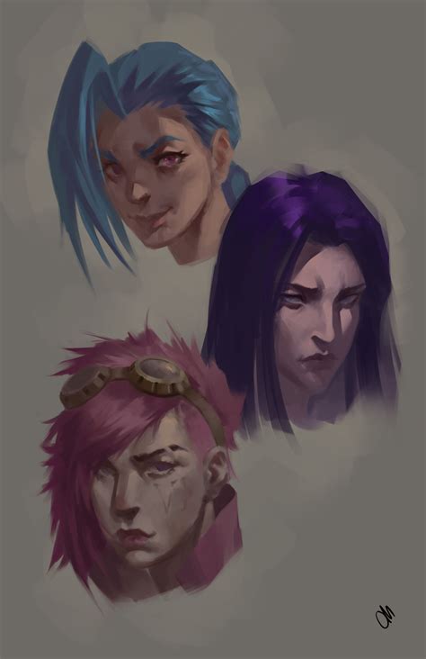 Jinx And Vi And Caitlyn Jinx Arcane Caitlyn Vi 4k 5k Hd