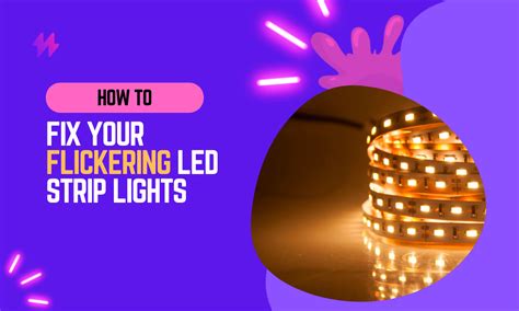 How To Fix Flickering LED Strip Lights In