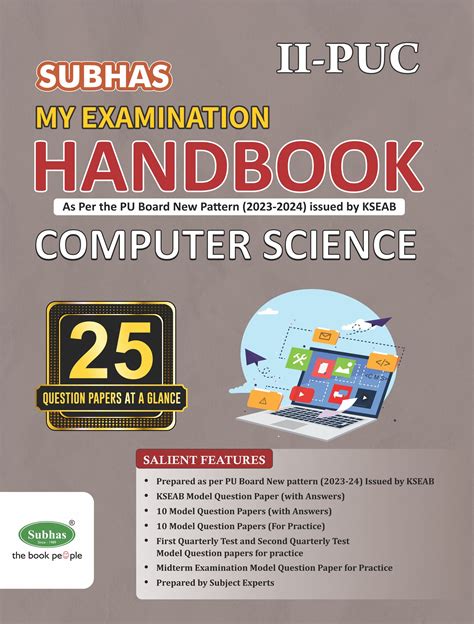 Second Puc Examination Handbook Computer Science Subhas Publishing
