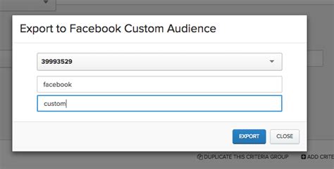 facebook custom audiences iterable support center