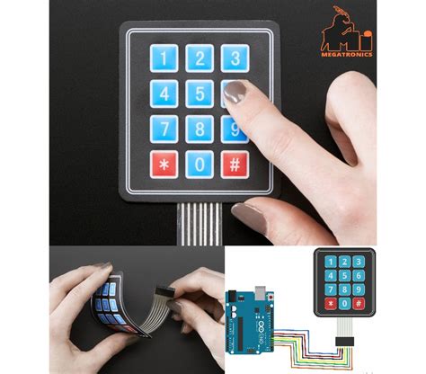 Keypad 4x3 Matrix Array 12 Keys Keyboard Arduino