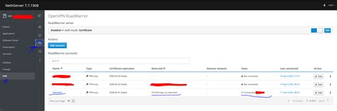 OpenVPN Roadwarrior Mobile Setup Support NethServer Community